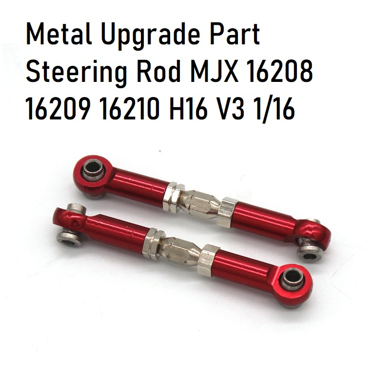 Jual Metal Upgrade Part Steering Rod MJX 16207 16208 16209 16210 H16 V3 1/16 Rc Car | Shopee ...