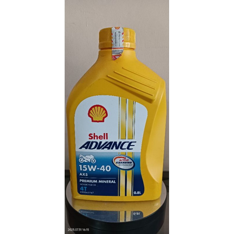 Jual Shell - Oli SHELL ADVANCE Sport 15W-40 AX5/ 0.8Ltr (Dijamin ...