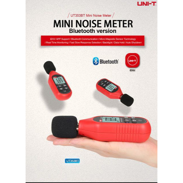 Jual Sound Meter UT353BT digital sound decibel alat ukur suara / sound ...