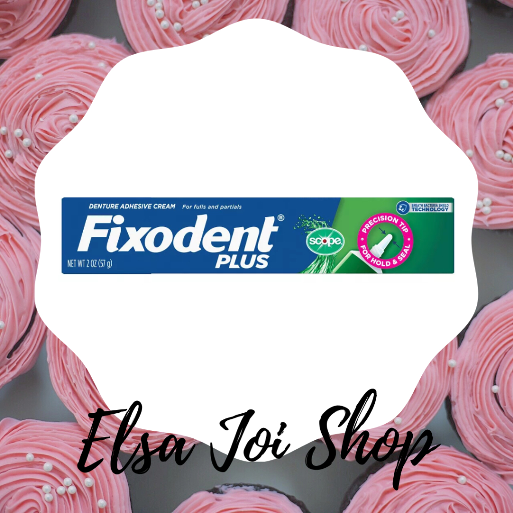 Jual Fixodent Plus Scope Denture Adhesive Cream - 57 gr | Shopee Indonesia