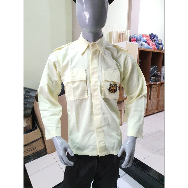 Jual Seragam PDL Satpam Krem DRILL | Seragam PDL Satpam terbaru 2023 DRILL | Shopee Indonesia