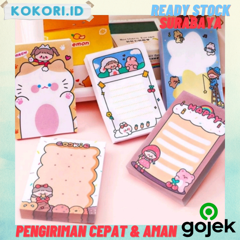 Jual Sticky Notes Lucu Notepad Memopad Motif Stationery NP3 | Shopee ...