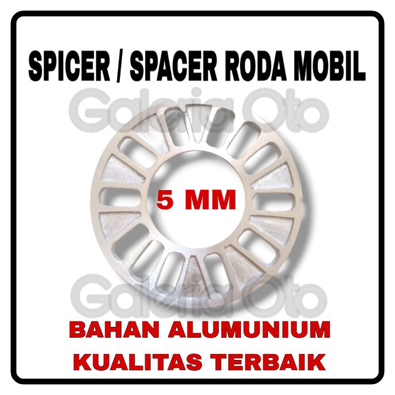 Jual Spicer / Spacer Velg Roda Ban Mobil 5 MM UNIVERSAL / UMUM HIGH ...