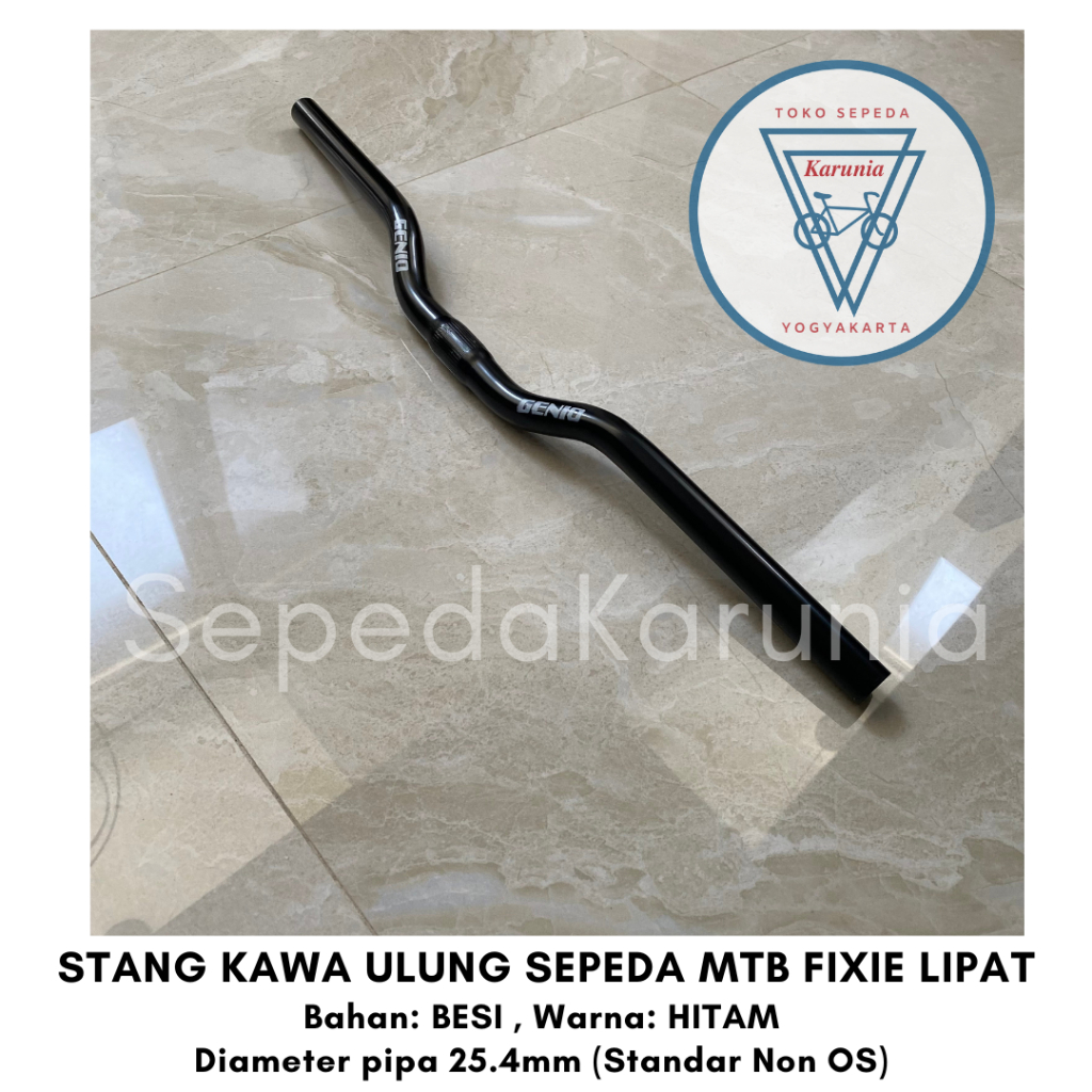Jual Stang Sepeda Handlebar Handle Bar 25.4 MTB Fixie Lipat Kawa Ulung ...