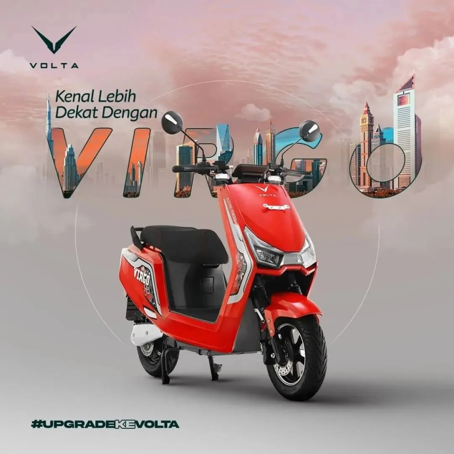 Jual Motor Listrik Volta Virgo Reguler ( battery Lithium ) | Shopee ...