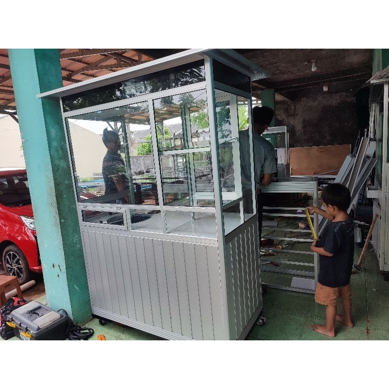 Jual gerobak mie ayam bakso roda motor 1.2 meter | Shopee Indonesia