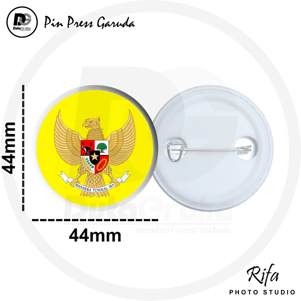 Jual [PIN PRESS] GARUDA PANCASILA KUNING Pin Bros GARUDA PANCASILA ...