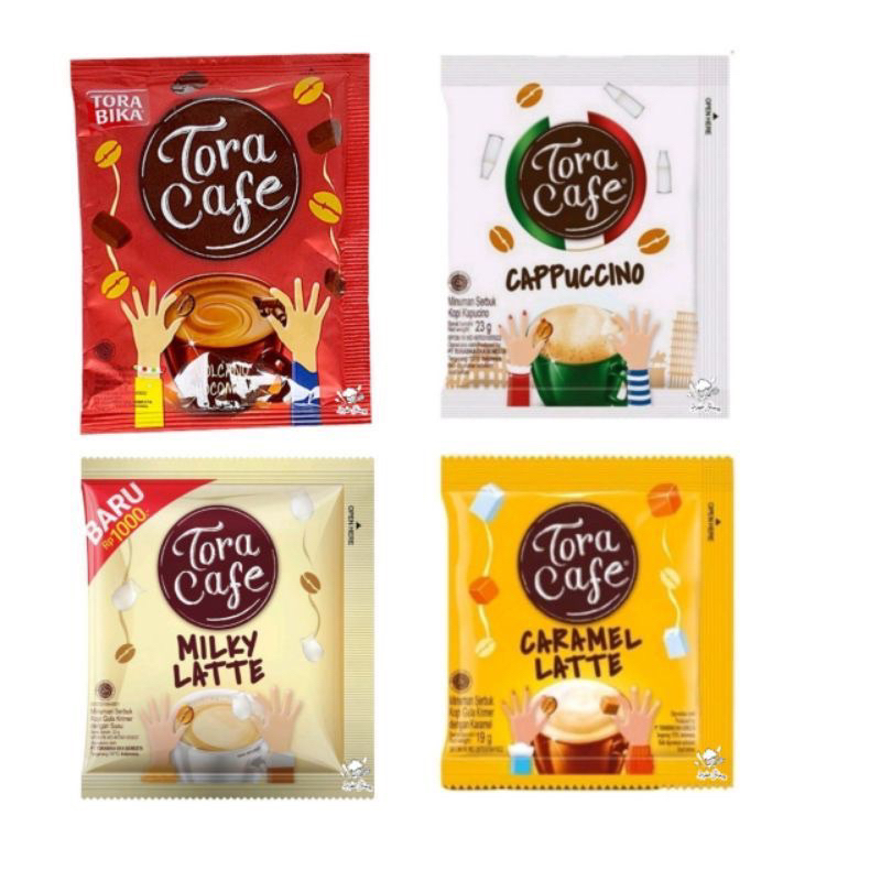 Jual Tora Cafe Milky / Choco / Caramel / cappucino Latte 1 renceng isi ...
