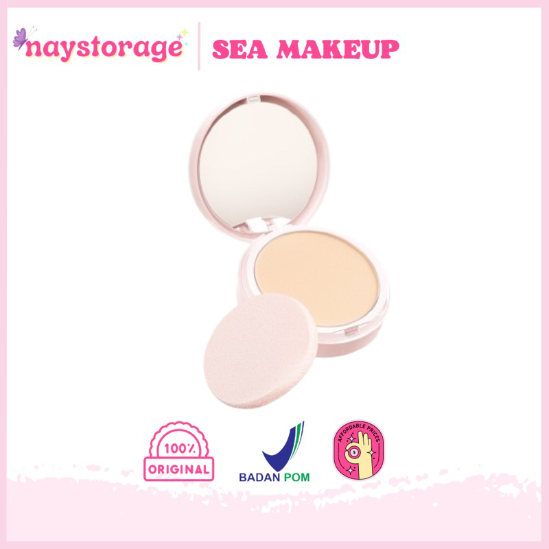 Jual Sea Makeup Acne Cover & Smooth Two Way Cake | Shopee Indonesia