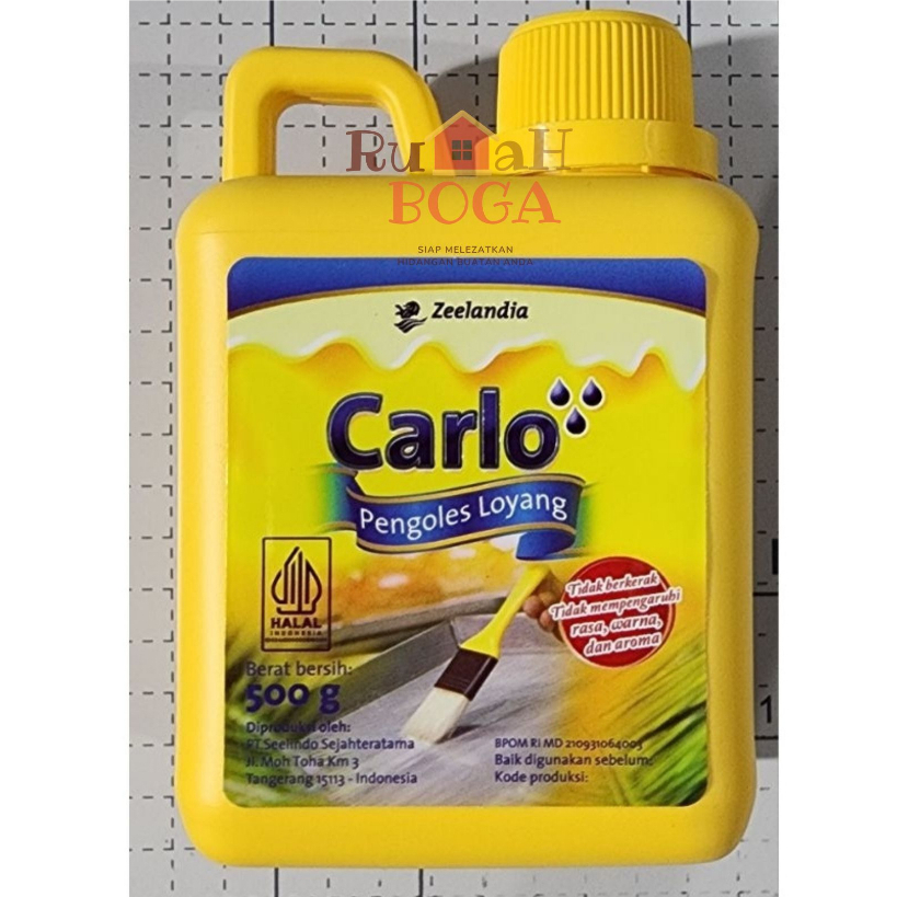 Jual Minyak CARLO Pengoles Oles Loyang Kue Carlo 500gr | Shopee Indonesia