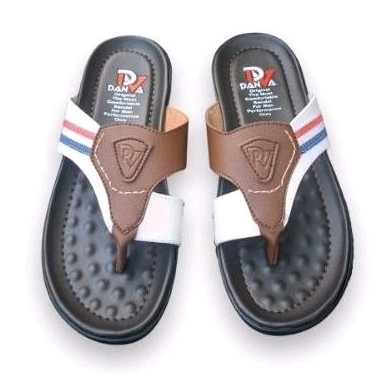 Jual Danva Sandal Pria-RYU Sandal Pria Kekinian#Keren#SandalKulit# ...