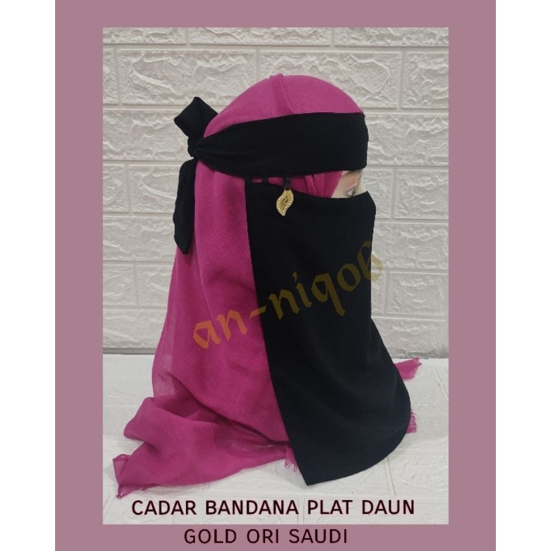 Jual CADAR ORIGINAL SAUDI NIQOB ORI SAUDI BANDANA BEDOON ESSEM | Shopee ...