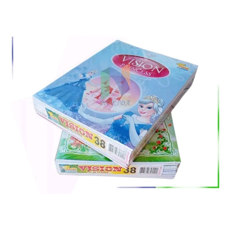 Jual Buku vision 38 lembar 1 pack isi 10 buku | Shopee Indonesia