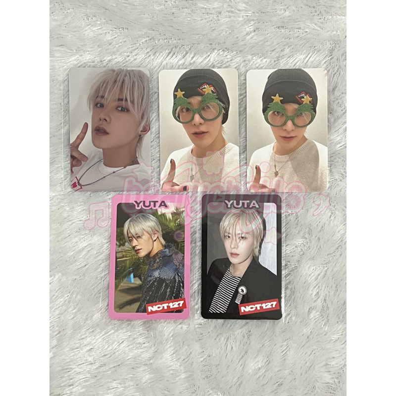Jual Photocard Yuta NCT127 Fact Check Pink Christmas NCT Home Binder ...