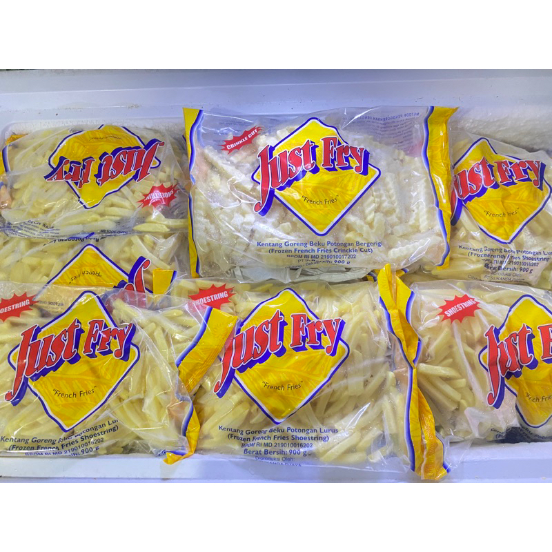 Jual just fry kentang goreng frozen 900g | Shopee Indonesia