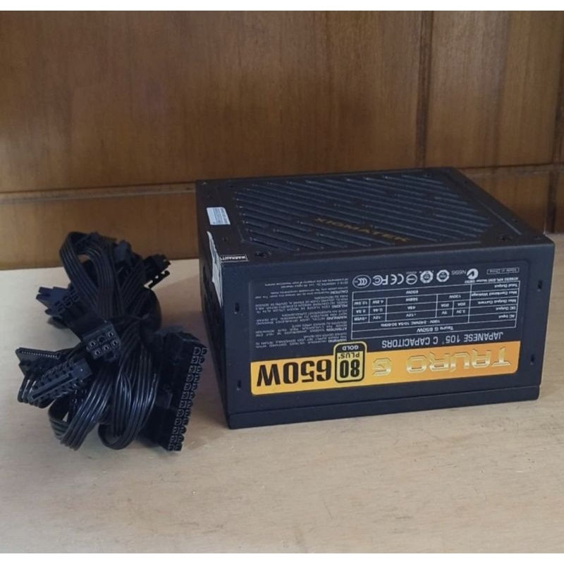 Jual PSU XIGMATEK TAURO G 650W 80+ GOLD / FUL MODULAR | Shopee Indonesia