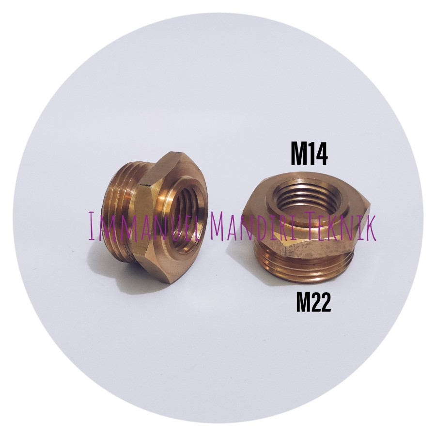 Jual Vlok ring M22 x M14 jet cleaner / Male female thread M22 x M14 ...