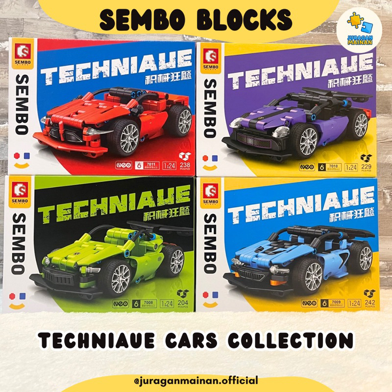 Jual SEMBO BLOCKS Techniaue Series - Bricks Block Mainan Bongkar Pasang ...