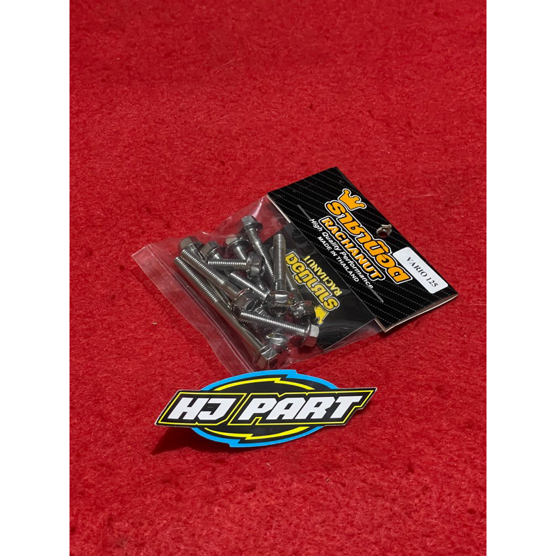 Jual baut probolt set bak cvt vario 125 vario 150 pcx cbu 150 2 kunci stainless original heng ...