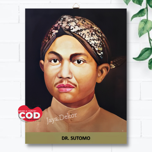 Jual Hiasan Dinding Foto Poster Dr Sutomo Pahlawan Indonesia Walldecor Poster Pahlawan