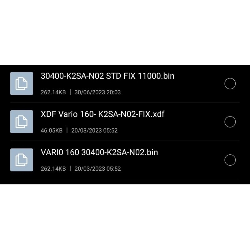 Jual file ecu honda keihin shindengen bin dan xdf remap dan standar ...