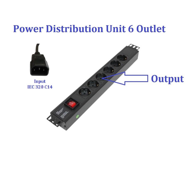 Jual PDU Power Distribution Unit dengan Colokan Input Iec C14 / Stopkontak Rack server dr Ups ...