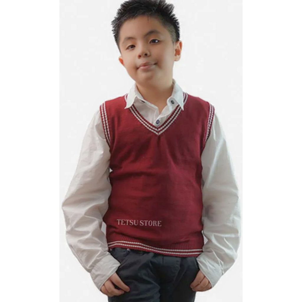 Jual Rompi Rajut Sekolah SD TK SMP / Vest Knitt Anak Usia 3 4 5 6 7 8 9 ...
