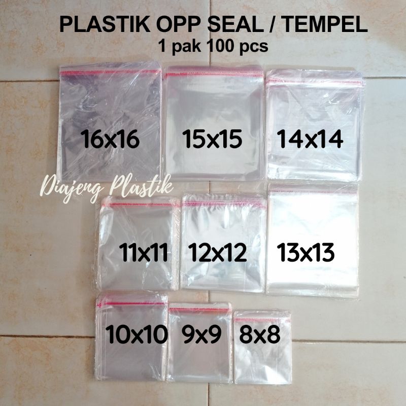 Jual Plastik opp seal / perekat berbagai ukuran | Shopee Indonesia