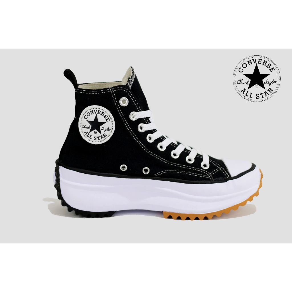 Jual Sepatu Converse Run Star Hike Warna Hitam Putih Sepatu Sneakers ...