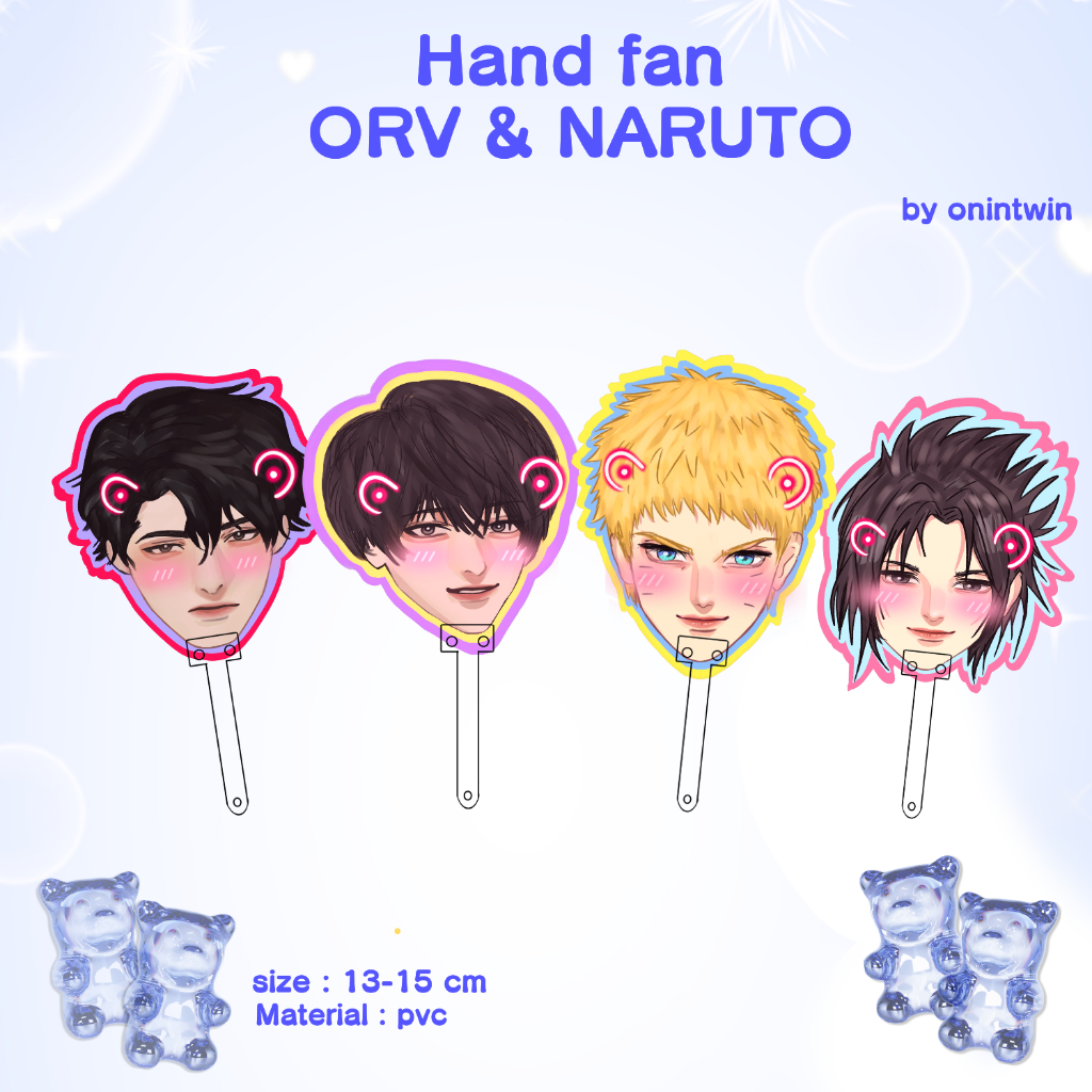 Jual Hand Fan anime ORV , NARUTO fanart by onintwin/ kipas tangan ...