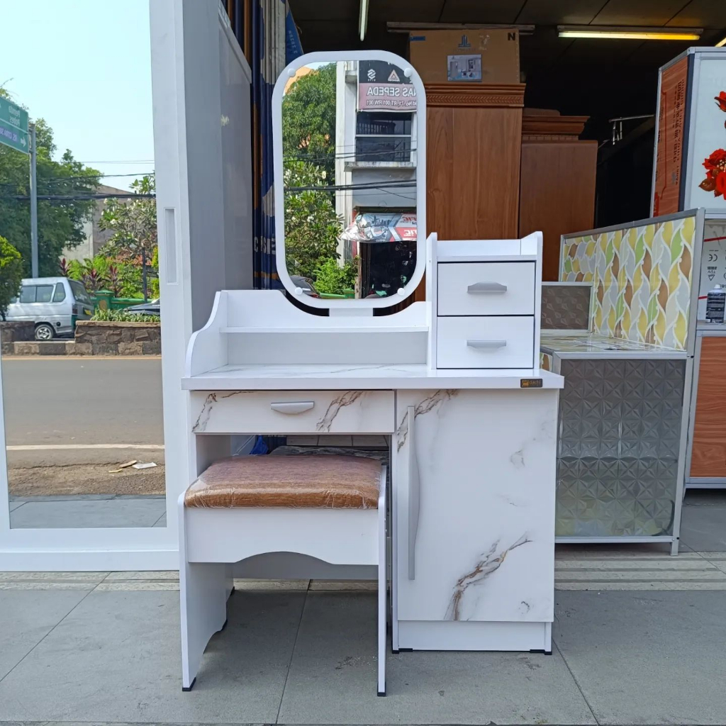 Jual meja rias kagami//free ongkir cilegon & serang kota | Shopee Indonesia