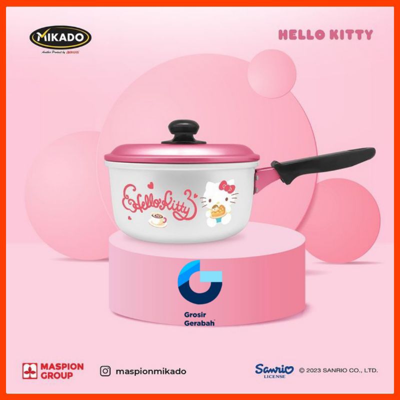 Jual maspion Saucepan | Panci Hello Kitty White 18cm PHKW118 Mikado ...