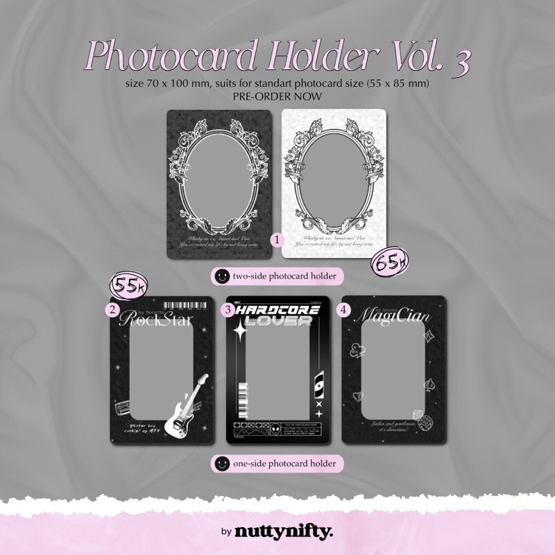 Jual (Pre-Order) PHOTOCARD HOLDER VOL. 3 - card cardholder cahol ...