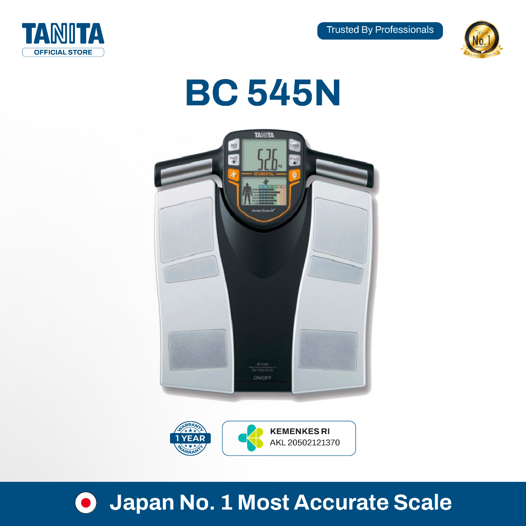 Jual TANITA BC-545N Timbangan Badan Digital BMI 9 in 1 Body Composition | Shopee Indonesia