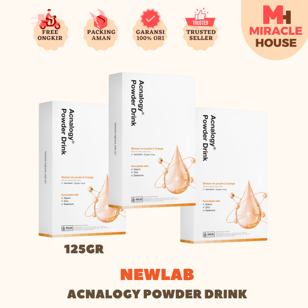 Jual Newlab Acnalogy Powder Drink Obat Minum Jerawat Minuman ...