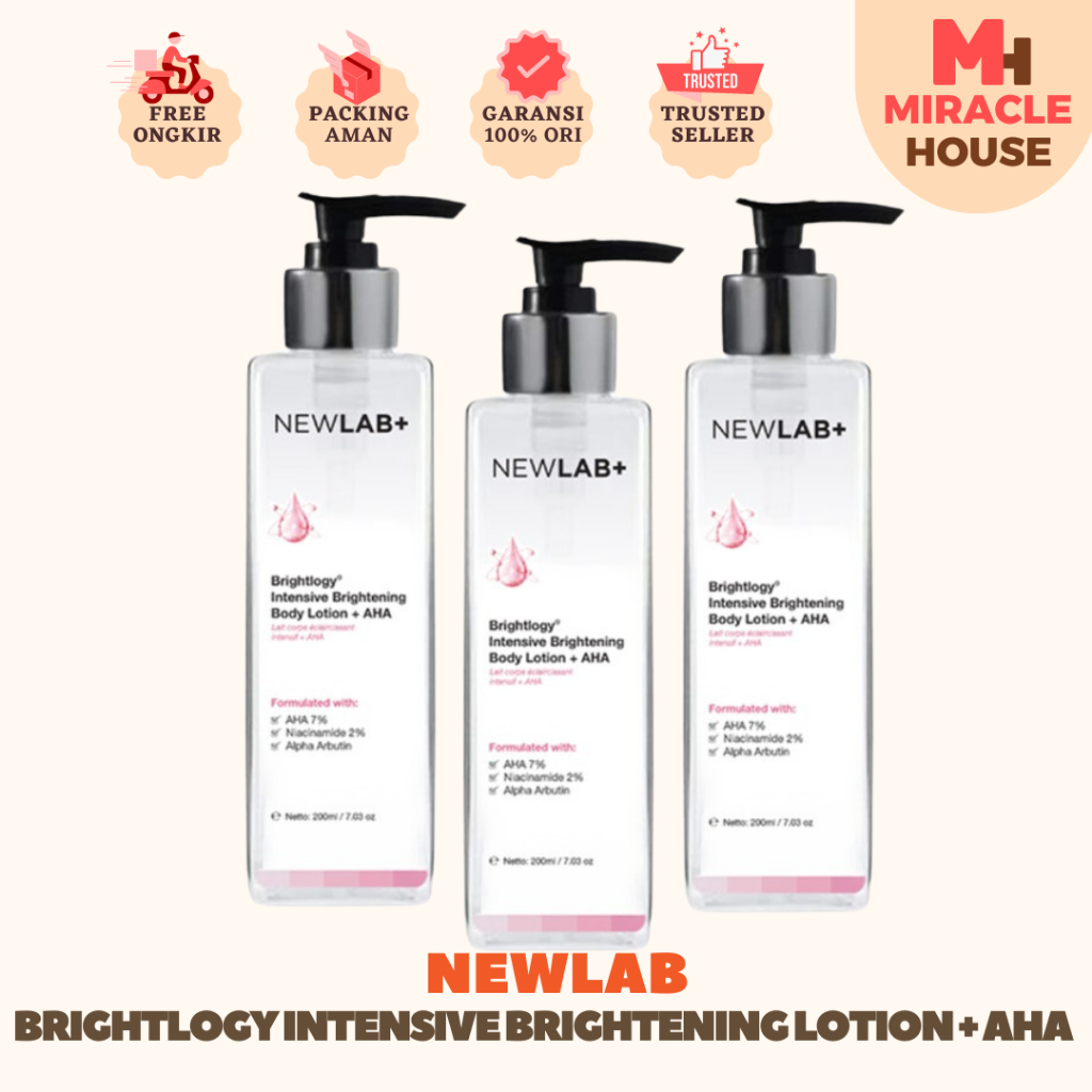 Jual Newlab Brightening Body Lotion AHA | Lotion Pemutih Badan Extra ...