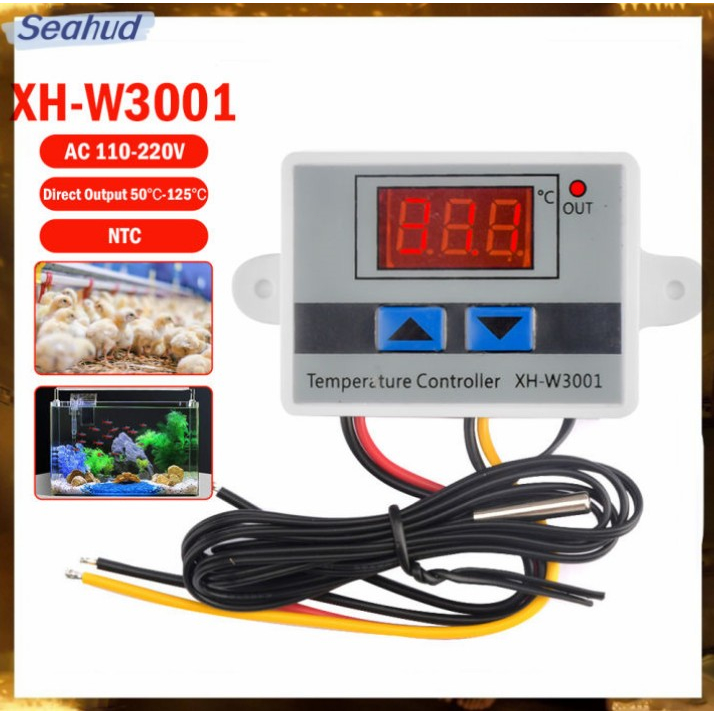 Jual Termostat Digital XH-W3001 12V Termostat W3001 AC Temperature ...