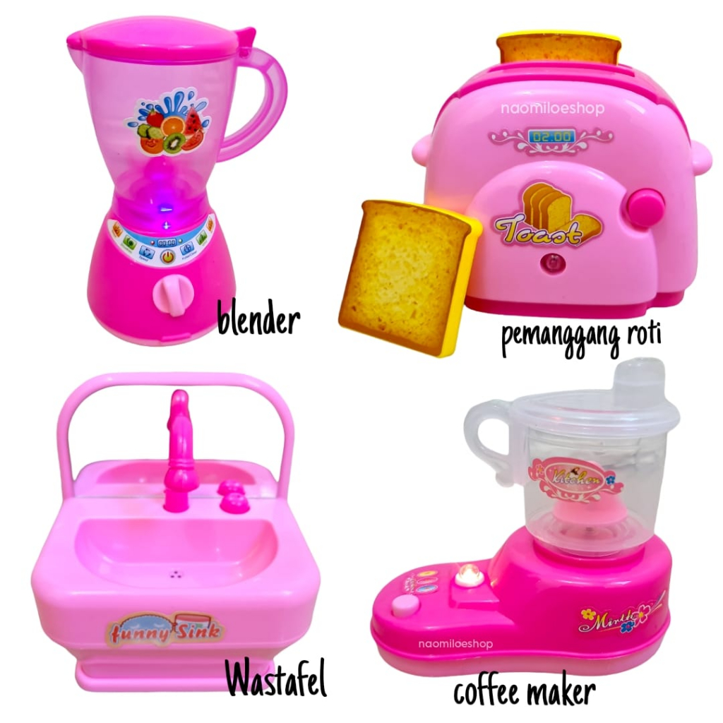 Jual 4in1 wastafel set Mainan blender mainan juicer mainan pemanggang ...