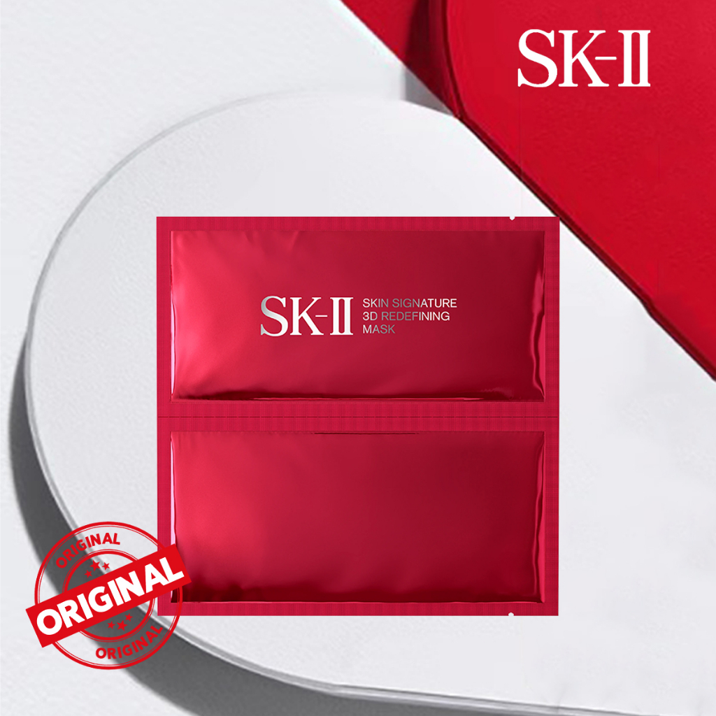 Jual SK II SKII Skin Signature 3D Redefining Mask 6 Piece | Shopee ...