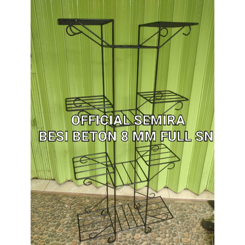 Jual RAK BUNGA 12 SUSUN / RAK POT BUNGA BESI 8 MM / RAK BUNGA MINIMALIS ...