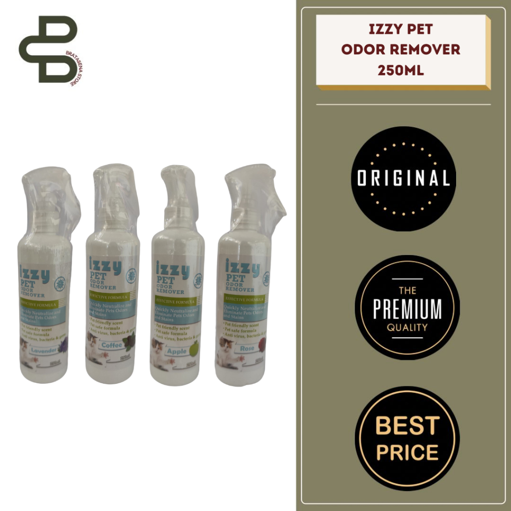 Jual IZZY PET ODOR REMOVER SPRAY 250ML // PENGHILANG BAU TIDAK SEDAP ...