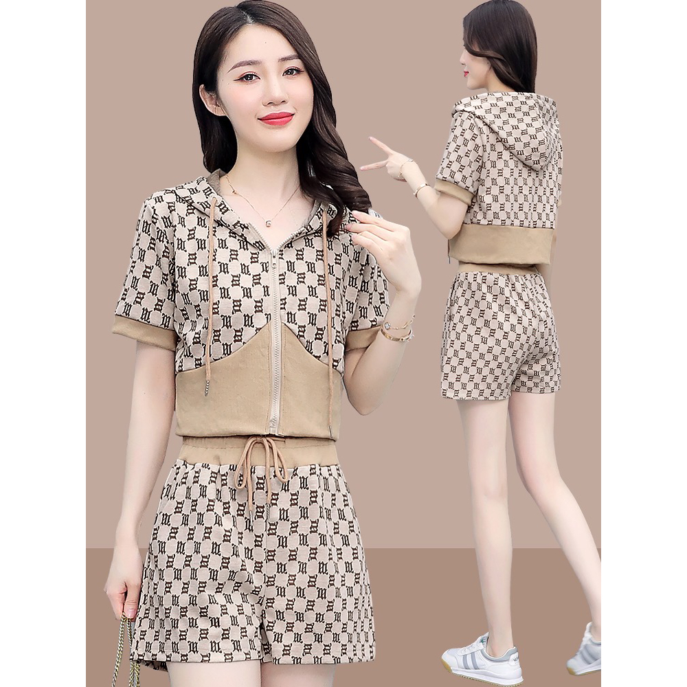 Jual One Set Wanita Korean Style Setelan Casual Celana Karet ORIGINAL READY M-XL | Shopee Indonesia