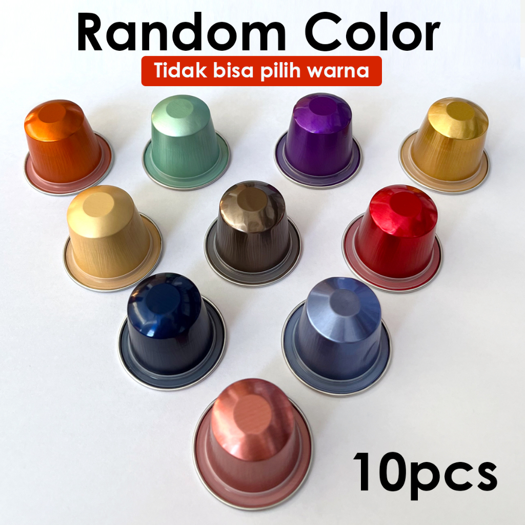 Jual 10pcs Nespresso Empty Coffee Capsule / Kopi kapsul kosong / Isi ...