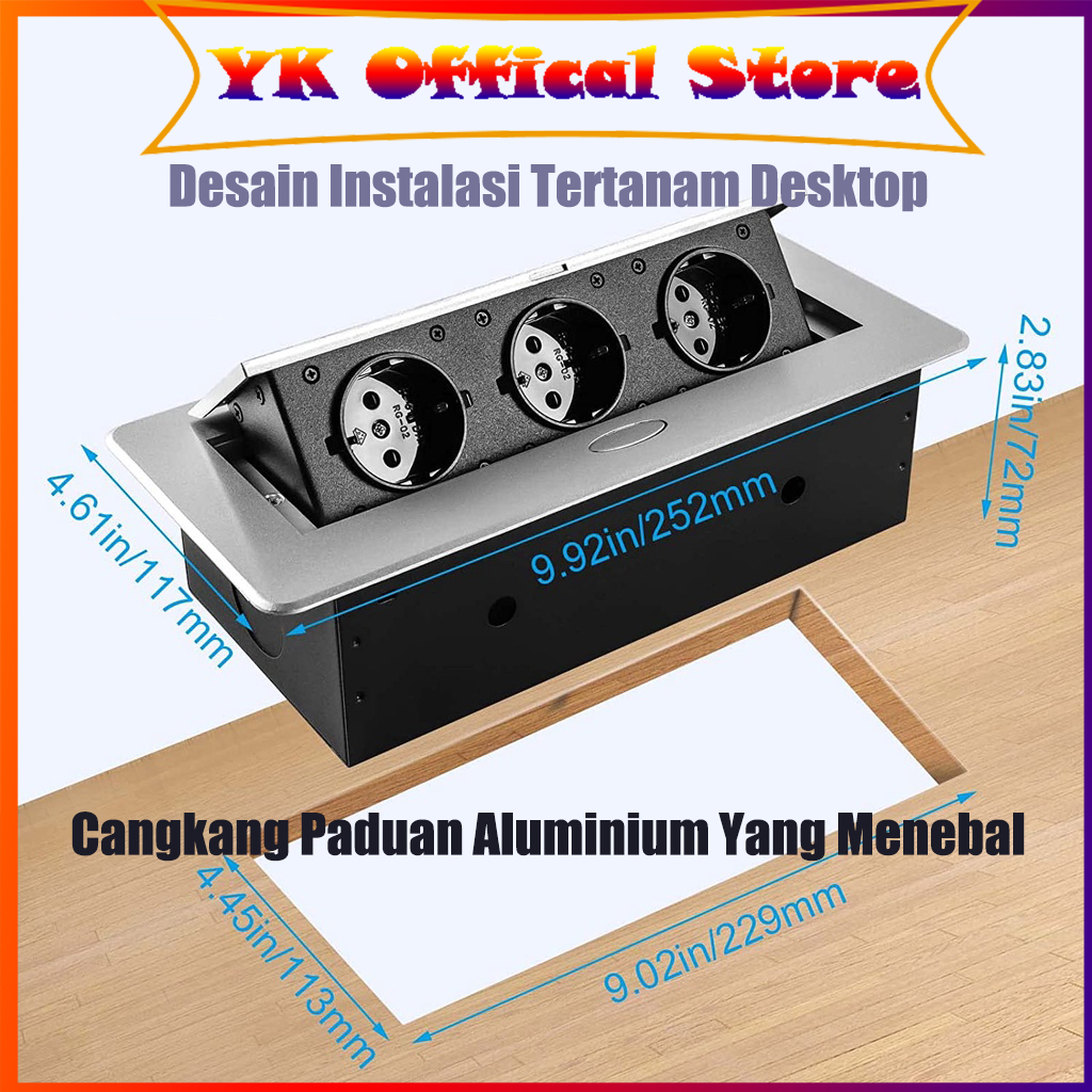 Jual Stop Kontak Meja Terlengkap & Harga Terbaru April 2026 | Shopee ...
