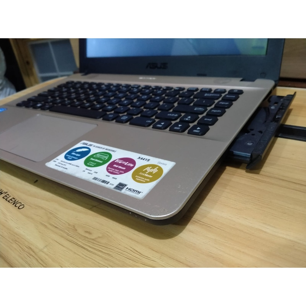 Jual LAPTOP SECOND ASUS VIVOBOOK X441S INTEL 3060 SSD128GB | Shopee ...