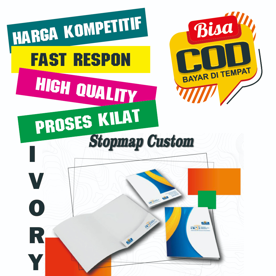 Jual Stopmap Ivory Free Glossy/Doff Bisa Request Design | Shopee Indonesia