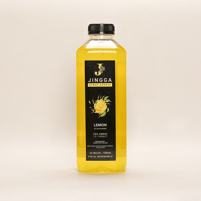 Jual JINGGA Lemon Syrup 1000 ml - Sirup Lemon Untuk Mocktail Coffee ...