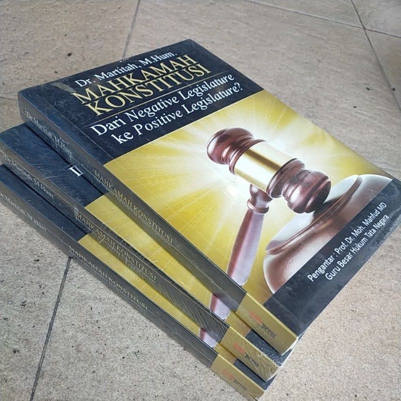 Jual Buku Hukum Politik Hukum Pembentukan Undang Amandemen 45 Mahkamah Konstitusi Mahfud 
