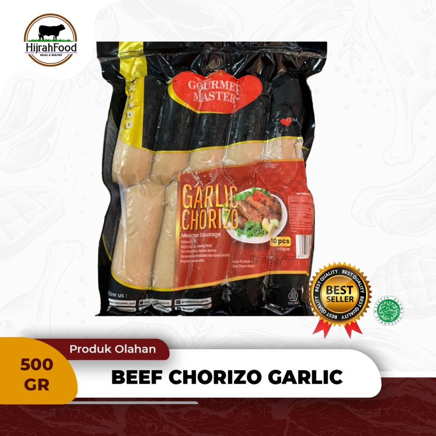 Jual Gourmet Master Mexican Beef Chorizo Garlic Sausage | Sosis Sapi ...