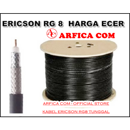 Jual KABEL ANTENA RIG RG 8 ERCSON TUNGGAL KABEL RADIO RIG HT ANTENA RG 8 RIG YAESU ALINCO ...